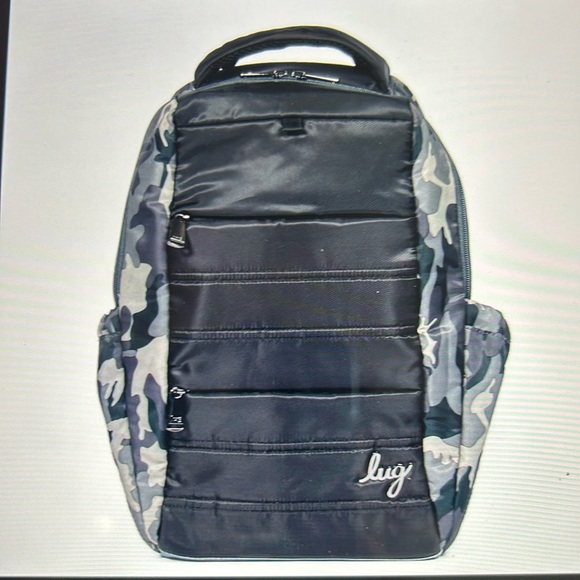 lug | Bags | Lug Hopper Backpack Nwt Camo Midnight | Poshmark